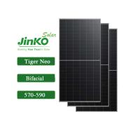 China Jinko Solar Tiger Neo N-type PV Solar Panels 590W 585W 580W 575W 570W for On Grid Solar System for sale