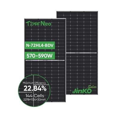 China Jinko Solar 565-585W Tiger Neo N-type PV Modules with 144 Cells and Power Tolerance for sale