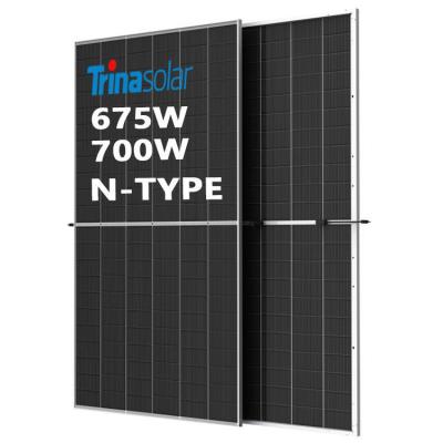 China Trina Solar Vertex NEG21C.20 Bifacial PV Modules 665W 670W 675W 680W 690W 700W Solar Power Panels for sale