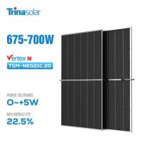 China 600w solar panel trina 630w 650w 670w 700w tier 1mono module with in EU warehouse for sale
