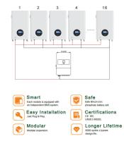China Versatile 48v 5kwh 10kwh 100ah 200ah Solar Energy Storage Battery for Home Power Wall for sale