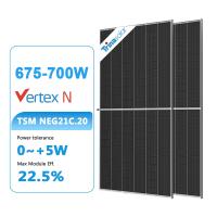 China 182mm Half Cut Cell N-Type NEG 21C.20 675W 680W 690W 695W 700W Bifacial PV Panel TSM-NEG21C.20 for sale