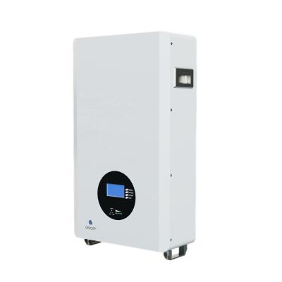 China 51.2V 100AH 200AH Powerwall 5kWH 10kWH Lifepo4 Lithium Battery for Integrated Solar System for sale