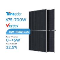 China Trina Solar TSM-NEG21C.20 675W-700W Bifacial Solar Panels with TS4 PLUS Connector for sale