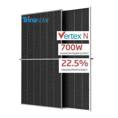 China Trina Vertex N Solar Panels NEG21C.20 675W 680W 685W 690W 695W 700W Bifacial Dual Glass Monocrystalline module for sale