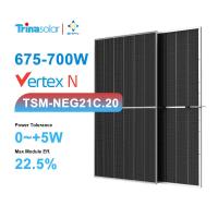 China Double Side Dual Glass 700W N-type Monocrystalline Solar Panel for Maximum Output for sale