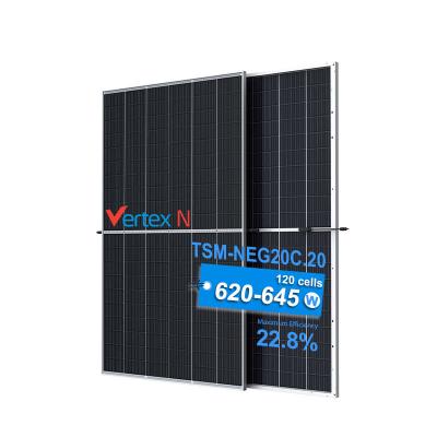China Trina Vertex S TSM-NEG20C.20 Bifacial TOPCon Solar Panel 620W-645W Eu Rotterdam Stock for sale