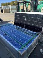 China 156 Cells Mbb 600W N-type Bifacial JA Solar Panels with 12AWG Cable in Eu Warehouse for sale