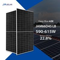 China JA Solar Panel Mono 590W 595W 600W 605W 610W 615W with High Conversion Efficiency for sale