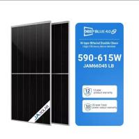 China N type Dual Glass Solar Panel 600W 605W 610W 615W 590W 595W Mono Topcon Solar PV Modules for sale
