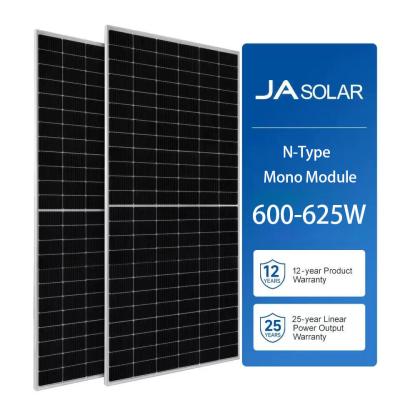 China JA Solar Deepblue 4.0 16BB N-type Solar Cell Panels Bifacial 630W 625W 620W 615W 610W for sale