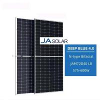 China Double Glass Half Cell Bifacial Solar Panel for Solar System IEC ISO TUV Certified for sale