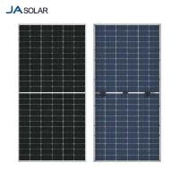 China Double Glass Half Cell Bifacial Solar Panel for Solar System IEC ISO TUV Certified for sale