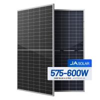 China 575-600W Double Glass N-TOPCON Bifacial Mono Solar Panels JA Solar Deep Blue 4.0 for sale