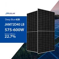 China JA Solar N-Type Bifacial Mono Modules 575w 580w 585w 590w 595w 600w CE TUV Certificate for sale