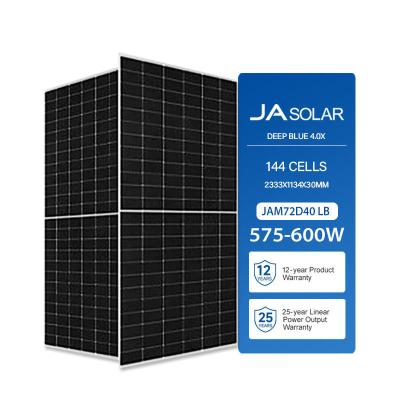 China 575-600W Double Glass N-TOPCON Bifacial Mono Solar Panels Panel Dimensions 2333*1134*30mm for sale