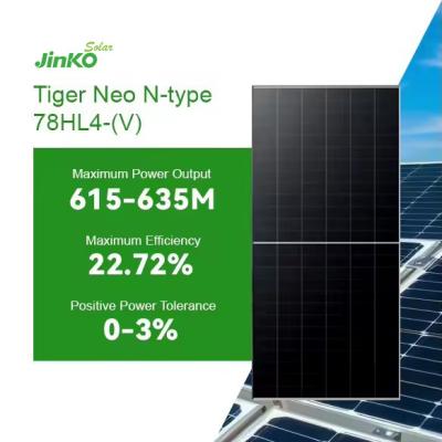 China 156 Cells Jinko Solar Panels 78HL4-BDV 615-635 Watt With Half-Cut Technique Promotion for sale