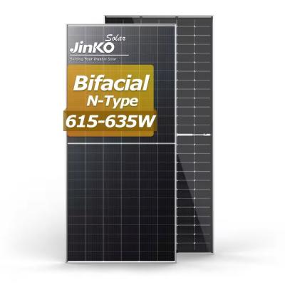 China Mono-facial Cell Size 182mmx182mm Bifacial Solar Panel 615w 620w 625w 630w 635w Jinko for sale