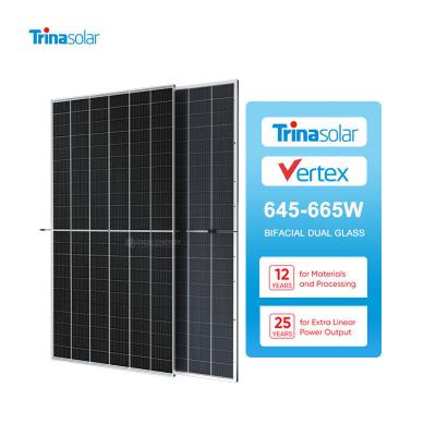 China 700W Tsm-Neg21C.20 Bificial Dual Glass Pv Module Solar Panels for Solar Power System for sale