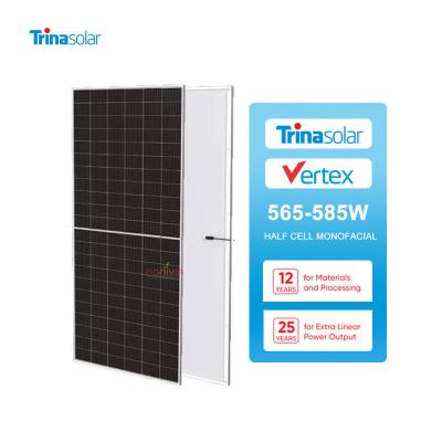 China Trina Vertex TSM-DE19R 565W-585W Solar Panels for Solar Power System Cables 4.0mm2 for sale