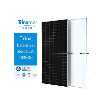 China Trina DE19R TSM-DE19R 565-585W Vertex backsheet Mono Module for Solar Panel Solutions for sale