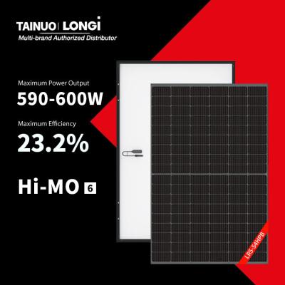 China LONGI Himo7 Bifacial 570 580 590 600 Solar Panel 2278*1134*30mm First year decay 1.5% for sale