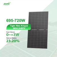 China 23.20% Panel Efficiency Jinko N Type Half Cell Bifacial Solar Panel For Large Power for sale