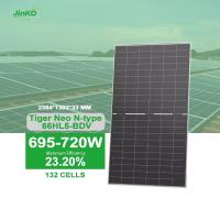 China 695W 700W 710W 715W 720 Watt Bifacial Dual Glass Solar Photovoltaic Panel With Power Tolerance Of 0- 3% for sale