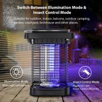 China Courtyard Garden Solar Powered Mosquito Lamp Automatic Charging for sale
