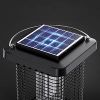 China Waterproof Led Camping Solar Light Mosquito Zapper Handheld Rechargeable for sale