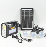 China Ground Mounting Compact Off Grid Solar Lighting Kit With Led Bulb for sale