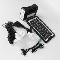 China Ground Mounting Compact Off Grid Solar Lighting Kit With Led Bulb for sale