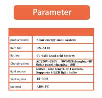 China Portable Outdoor Activity Solar Battery Lighting Kit With Flashlight / Power Bank for sale
