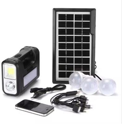 China 4500mAh Battery Solar Powered Lighting System Solar Emergency Lighting System ABS for sale