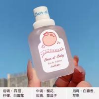 China Factory Peach Milk Scent Baby Bear Girl Student Perfume Mist Small Light Fragrance Body Spray Wholesale for sale