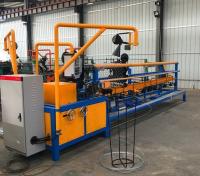 China 4m width  Full Automatic double wire feeding Chain Link Fence Machine for sale