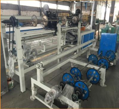China 2m-4m Width Full Automatic Double /Single Wire feeding Chain Link Fence Making Machine for sale