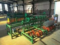 China PLC control Full Automatic double wire feeding chain link fence machine with best price for sale