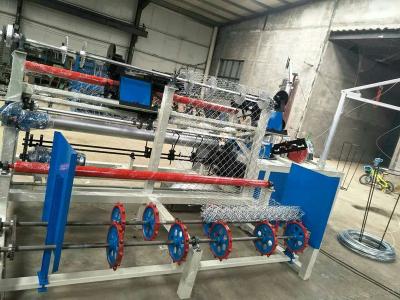 China 3m width Fully-Automatic single wire feeding Chain Link Fence making Machine with  Best Price for sale