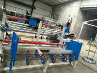China PLC control double wire full Automatic Chain Link Fence Machine,Diamond Mesh Machine for sale