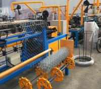 China PLC control single wire full Automatic Chain Link Fence Machine for sale