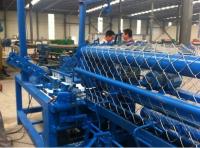 China 3m width PLC control double wire feeding full Automatic Chain Link Fence Machine for sale