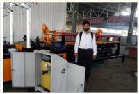China 3m width PLC control double wire feeding full Automatic Chain Link Fence Machine for sale