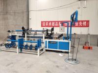 China 3m Full Automatic Double Wire feeding Chain Link Fence Making Machine for sale