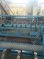 China 2m-4m Width Full Automatic Single Wire feeding Chain Link Fence Machine Manufacturer for sale