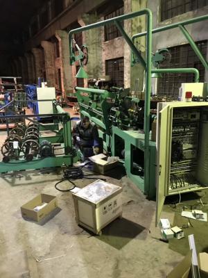 China 3m width Double wire feeding Fully Automatic Chain Link Fence  Machine for sale