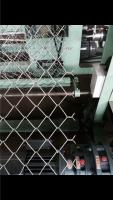 China 2mm-4mm Wire full Automatic Chain Link Fence Machine diamond wire mesh machine for sale