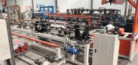 China Double Wire Chain Link Diamond Mesh Machine With PLC  System for sale