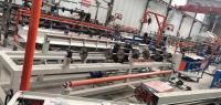 China Double Wire Chain Link Diamond Mesh Machine With PLC  System for sale