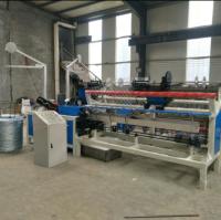 China PLC Control 1.5-4.5mm Wire Chain Link Fence Machine Double Wire Feeding for sale